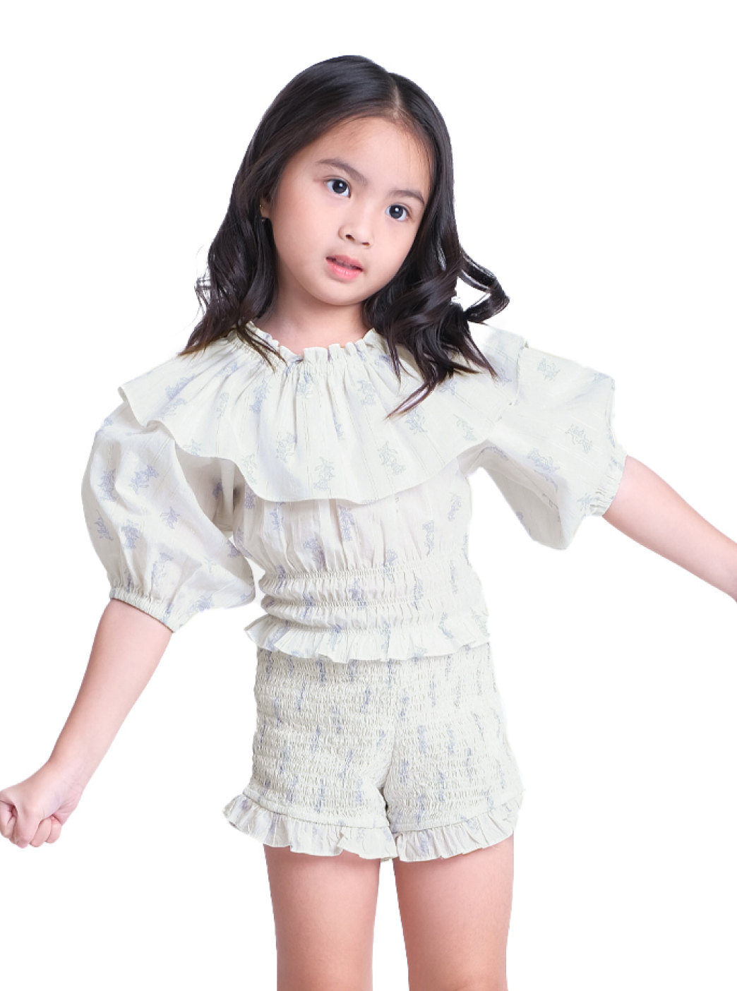 GIRLS BIB RUFFLE BLOUSE – Gingersnaps