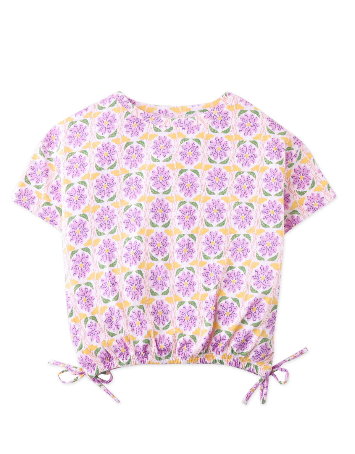 SELENE TEE WITH SIDE TIES – Gingersnaps
