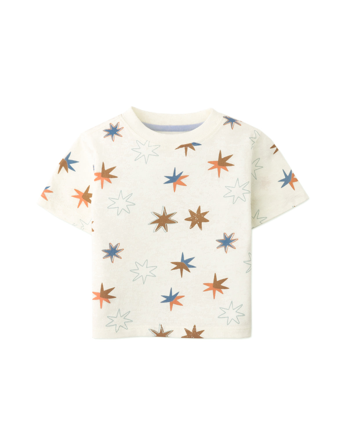 MINI LEO GRAPHIC TEE IN ALL-OVER STARS PRINT – Gingersnaps