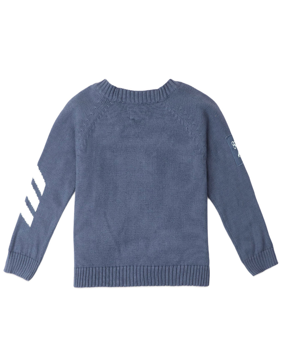 BOYS CHEVRON SLEEVES CARDIGAN– Gingersnaps